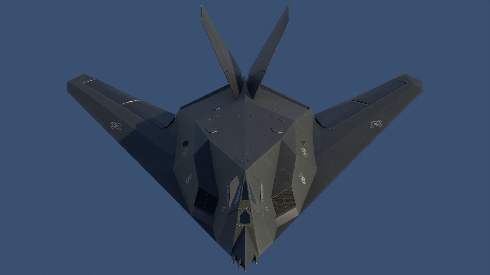 Lockheed Martin F-117 Nighthawk 3D model | CGTrader