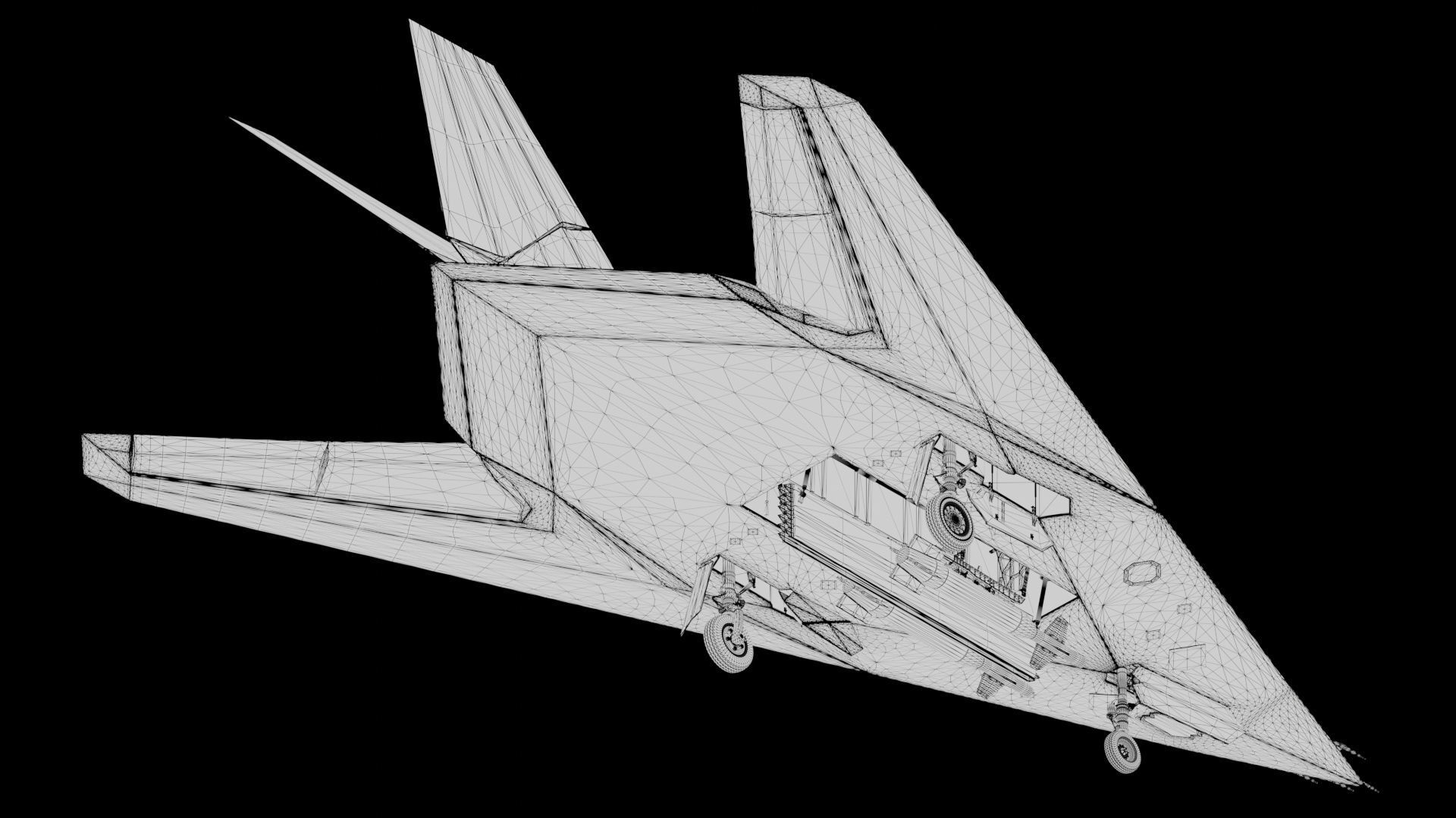 Lockheed Martin F-117 Nighthawk 3D model | CGTrader