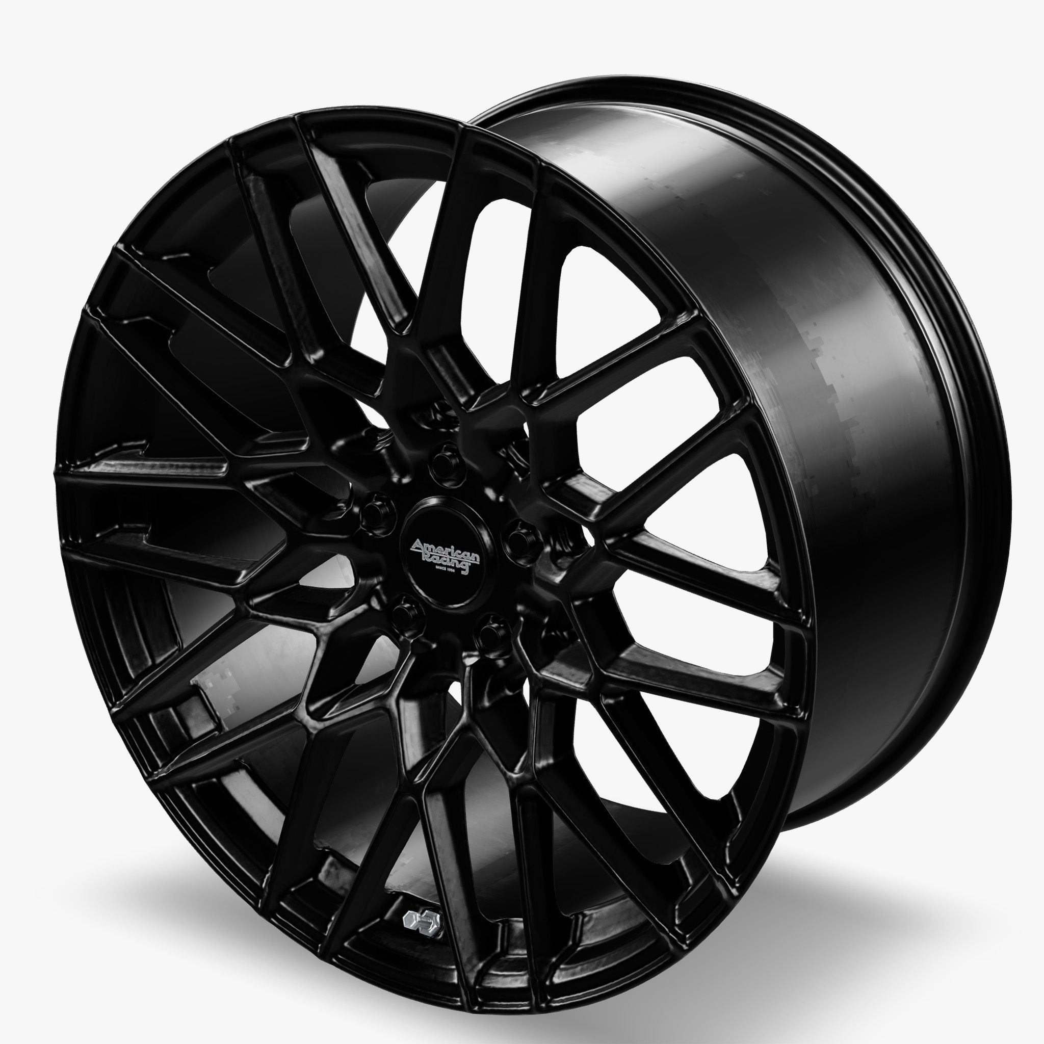 3D model American Racing AR924 Crossfire Wheel Satin Black VR / AR ...