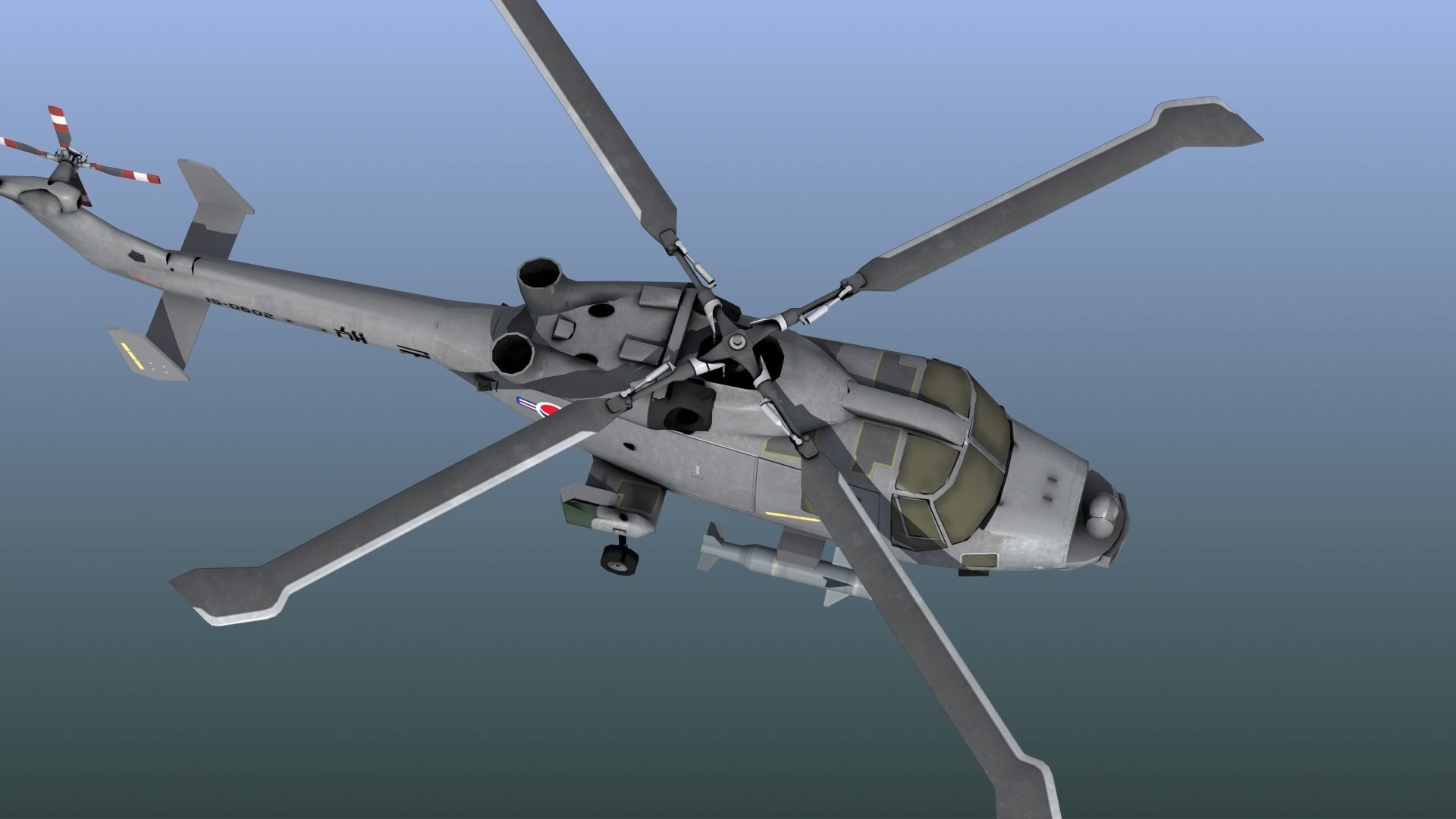 3D model Wildcat Helicopter ROKN LD1 VR / AR / low-poly | CGTrader