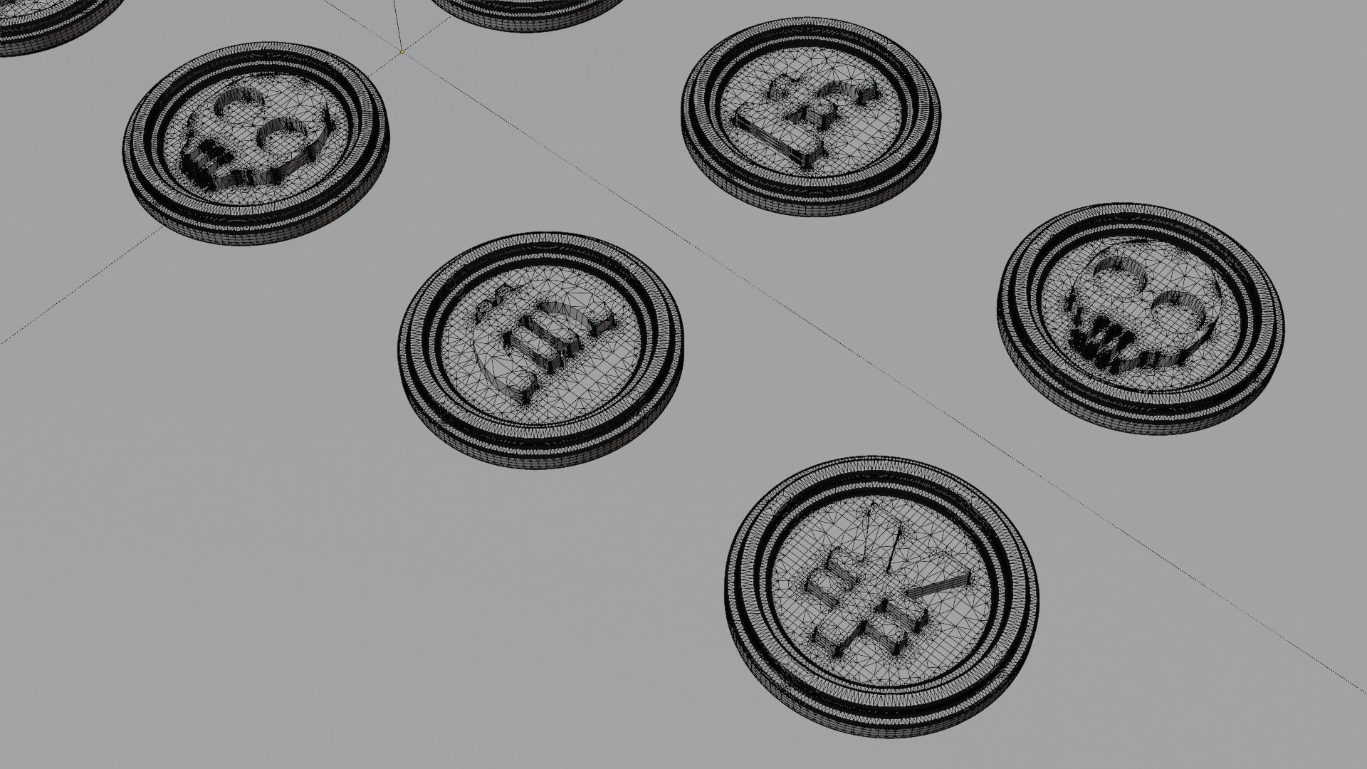 Pirates Coins Treasure 3D model 3D printable | CGTrader