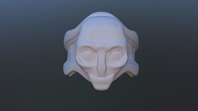 Smile Alien Ring 3D model 3D printable | CGTrader