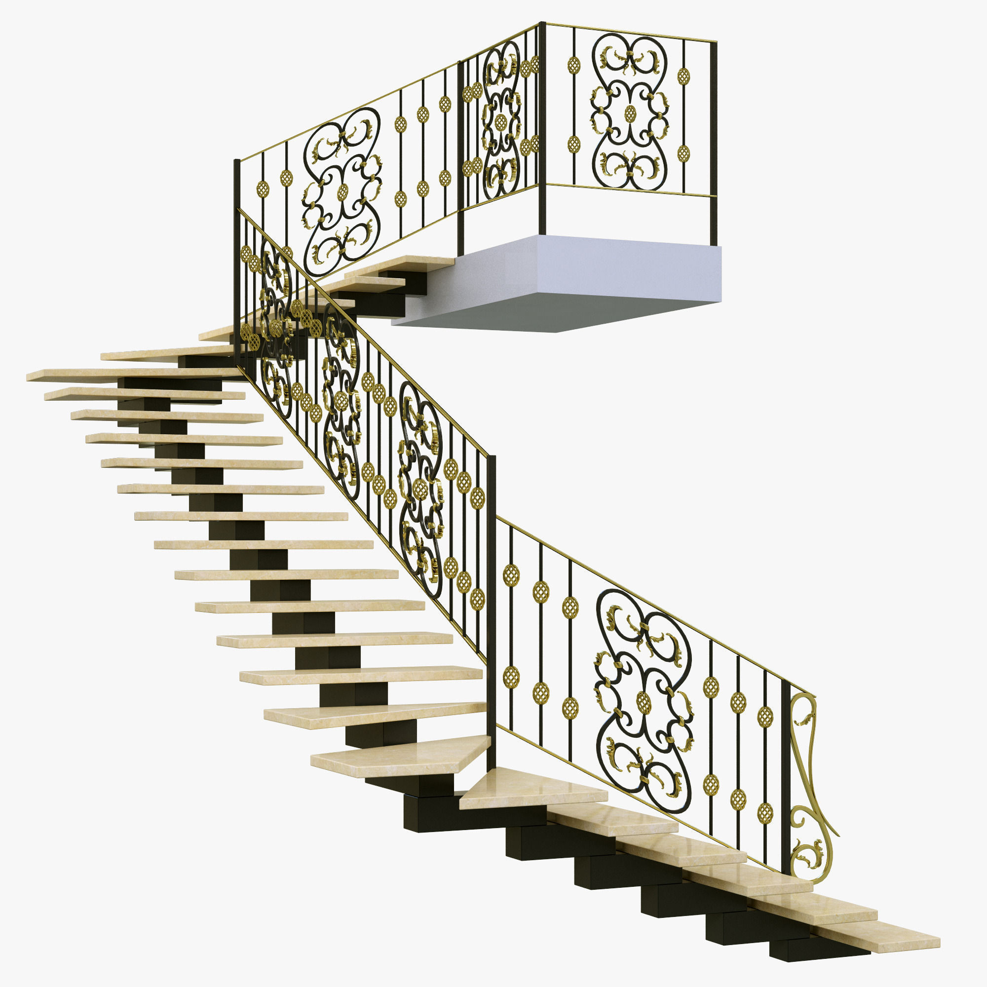 Staircase 3D model | CGTrader