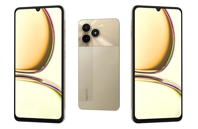 3D model Realme C53 Gold VR / AR / low-poly | CGTrader
