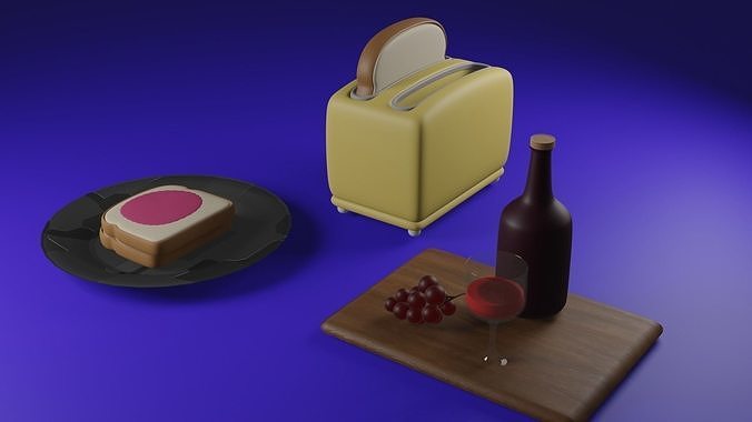 Food Item free 3D model | CGTrader