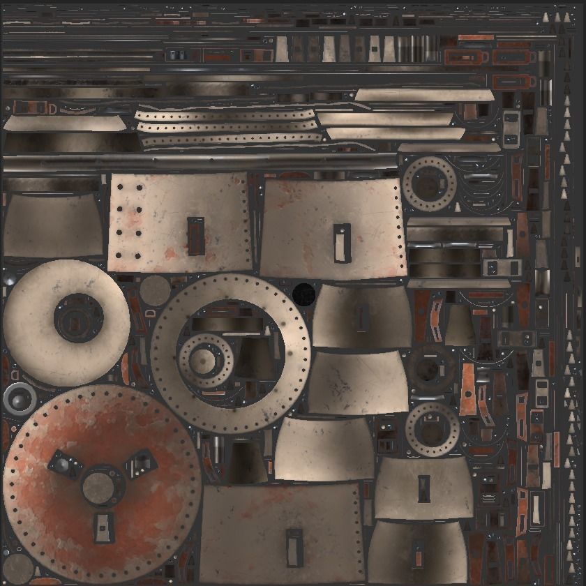 3D model Stylized Flying Machine - 2 texture sets VR / AR / low-poly ...