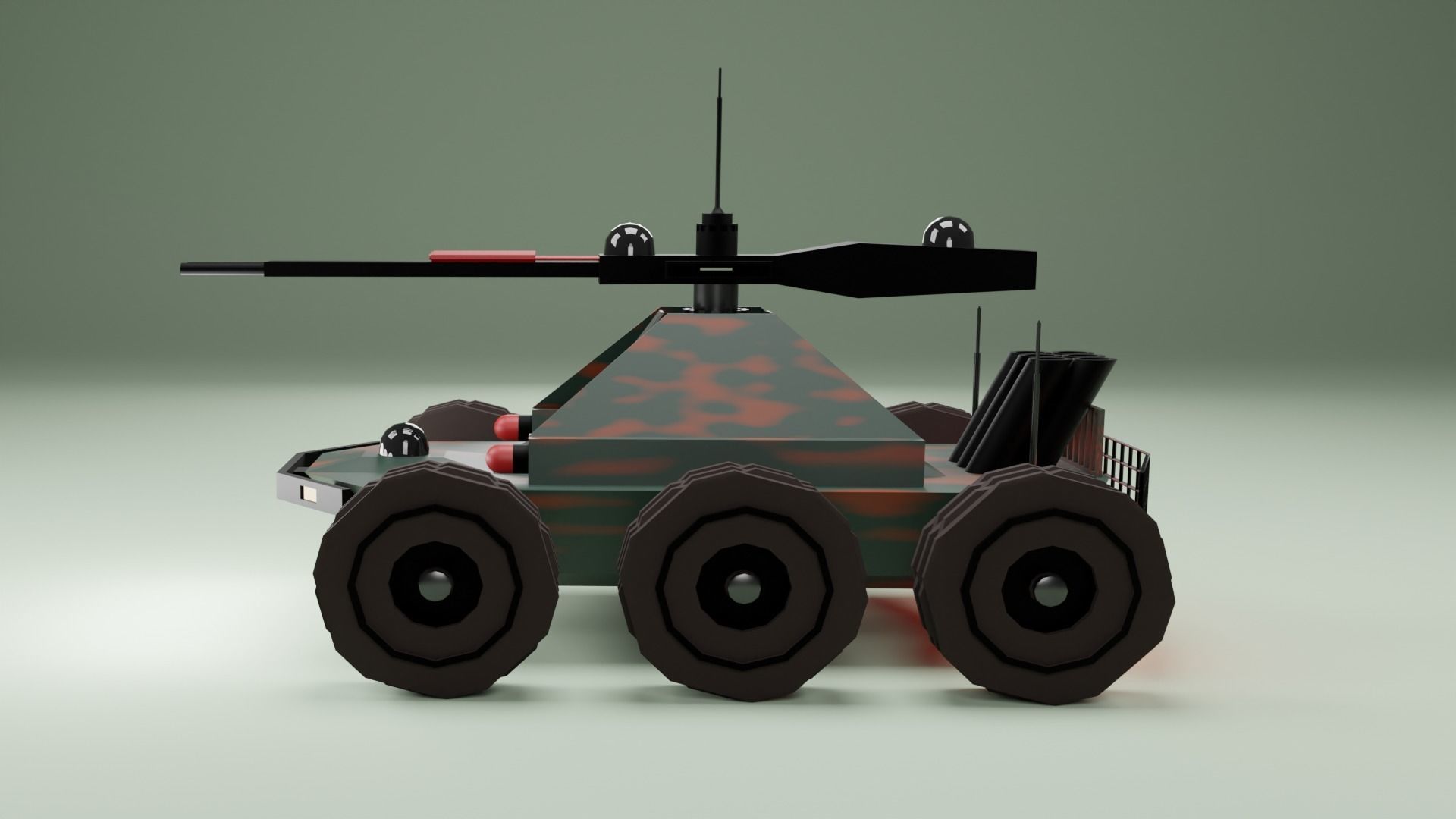 Machine gun robot-dron 3D model | CGTrader