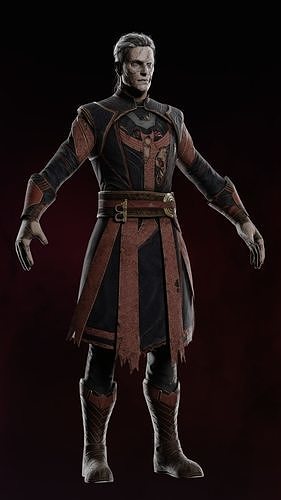 doctor strange model 3D model rigged | CGTrader