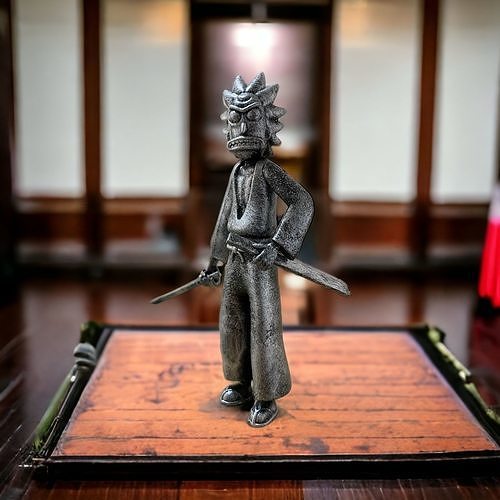 Samurai Rick 3D model 3D printable | CGTrader