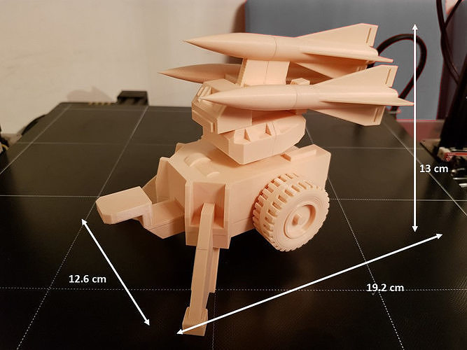 HAWK missiles scale model 3D model 3D printable | CGTrader
