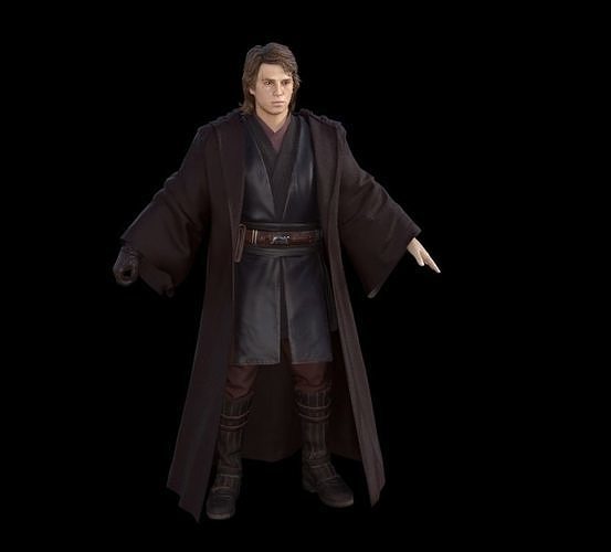 anakin skywalker 3D model 3D printable | CGTrader