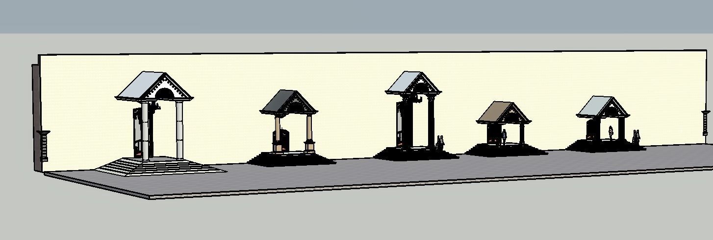 3D model Classical Entrance and Revit Colum family VR / AR / low-poly | CGTrader