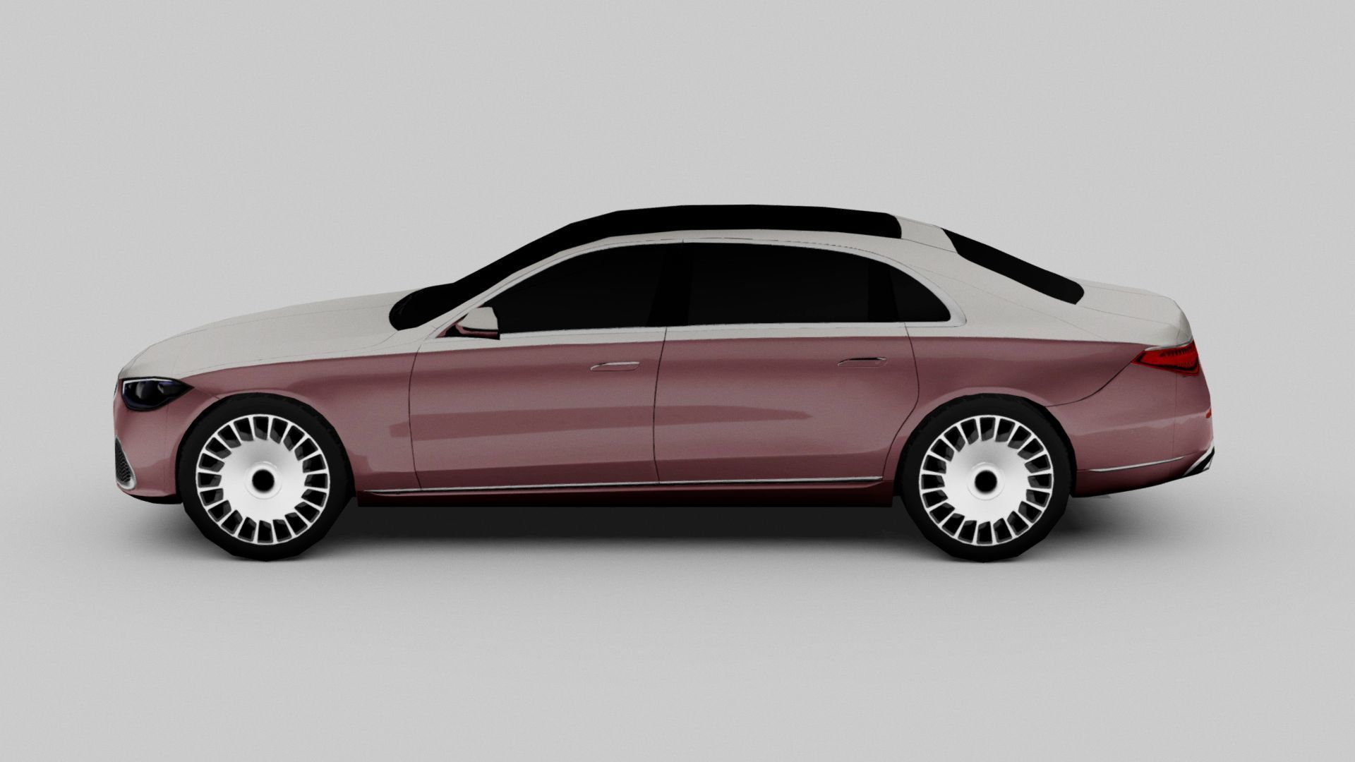 3D model Mercedes Benz S Class Maybach VR / AR / low-poly | CGTrader