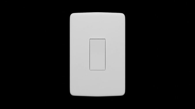 Simple Light Switch 3D model | CGTrader