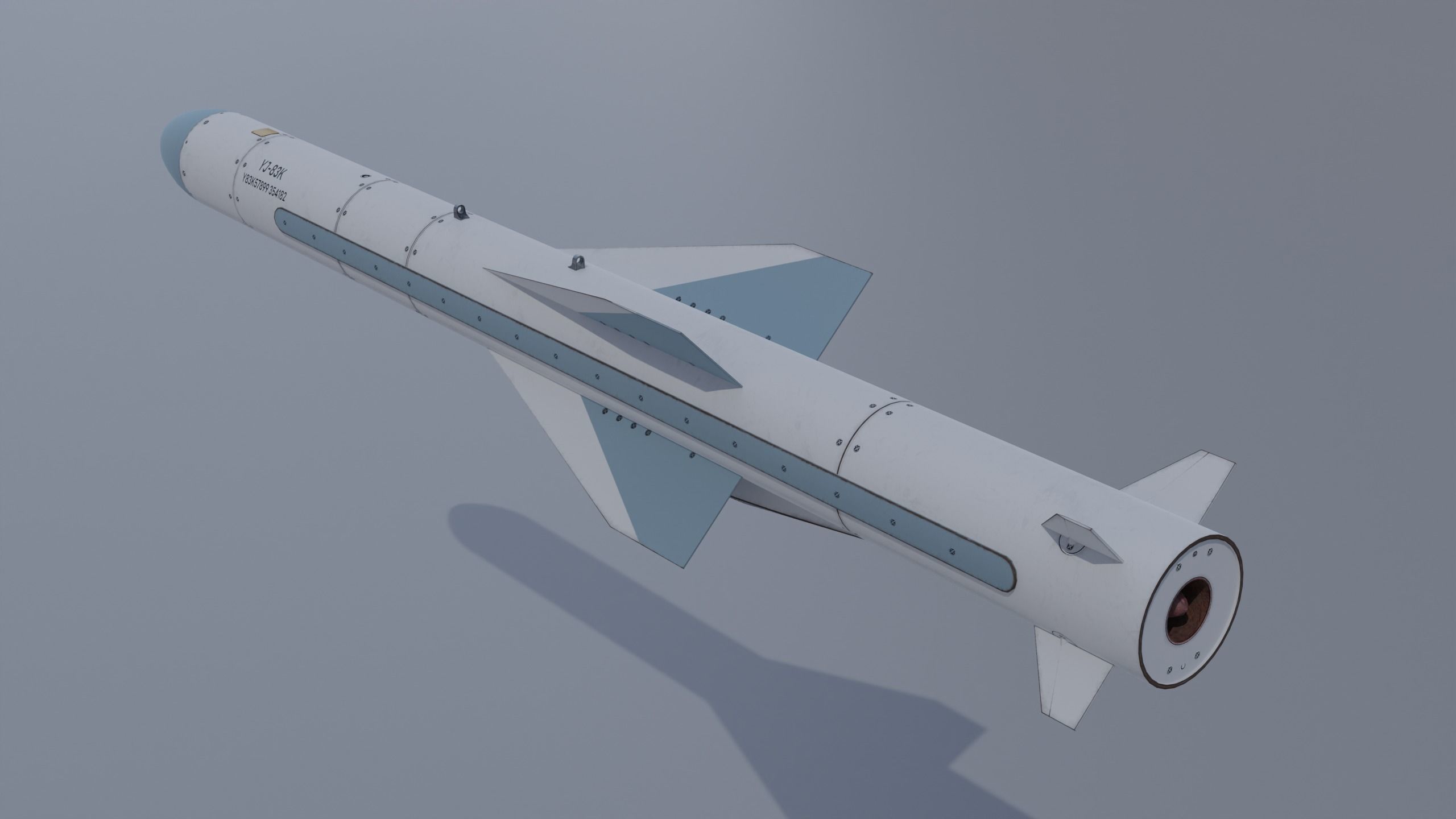 Chinese Navy Eagle Strike YJ 83K anti-ship missile 4K texture 3D model ...