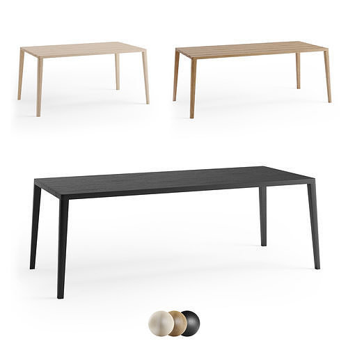 Bolia Dining Table Graceful 3D model | CGTrader