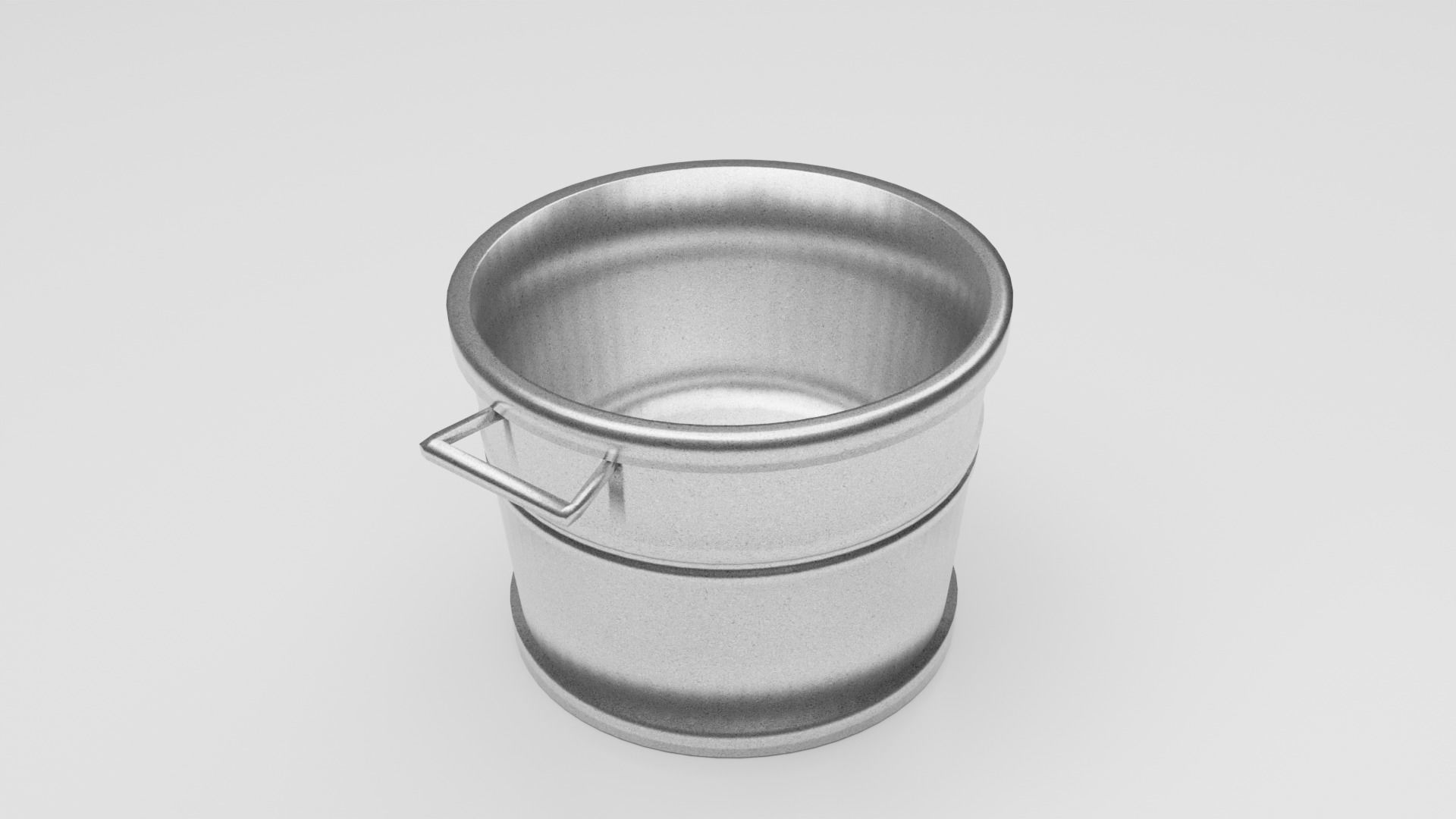 Metal Bucket 3D 3D model | CGTrader