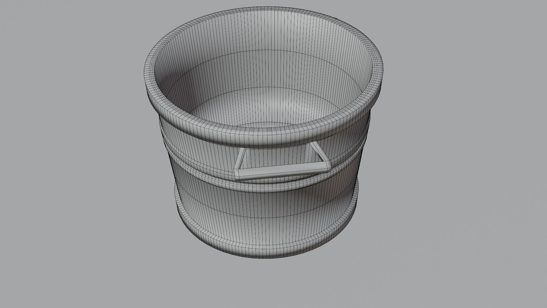Metal Bucket 3D 3D model | CGTrader