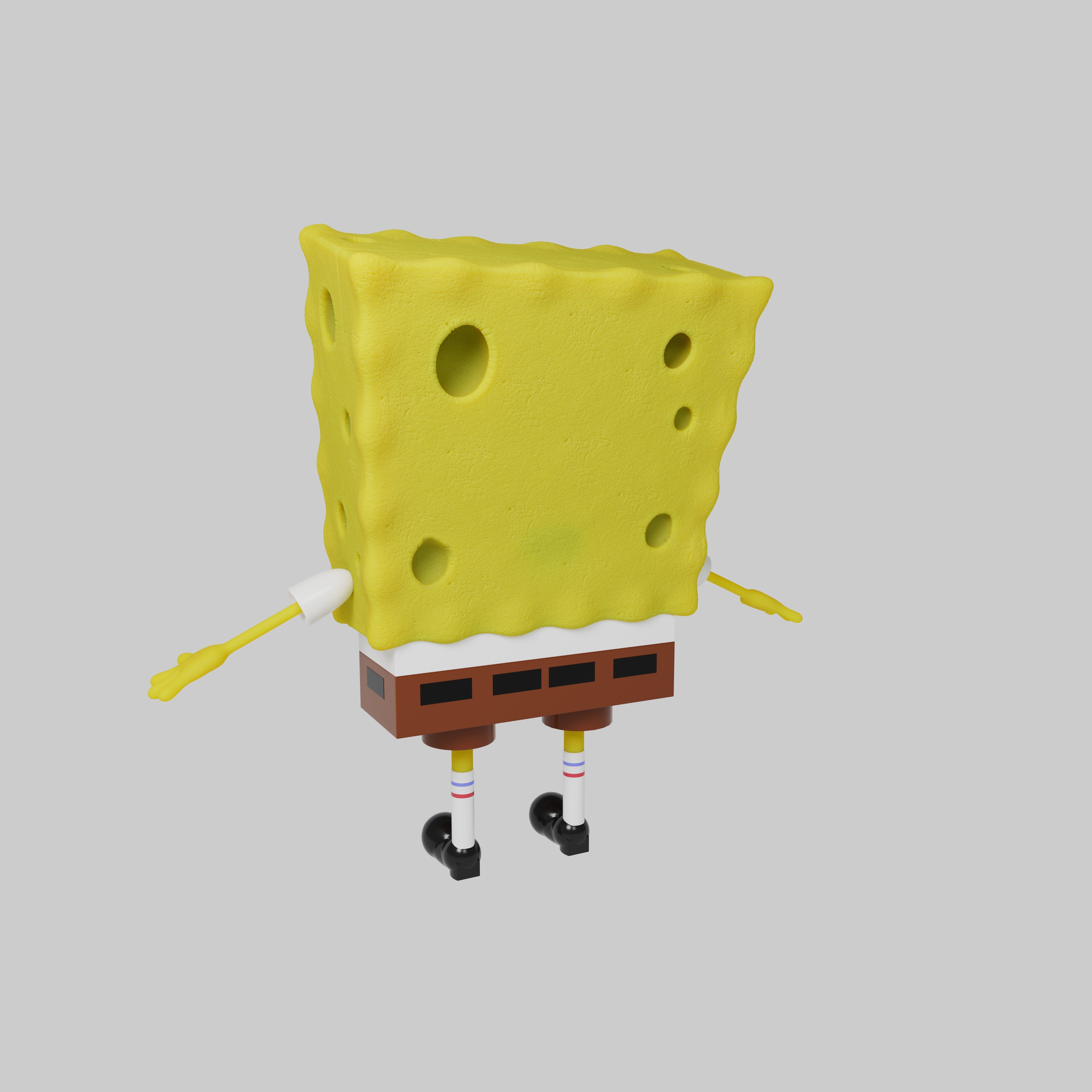 3D model Spongebob VR / AR / low-poly | CGTrader