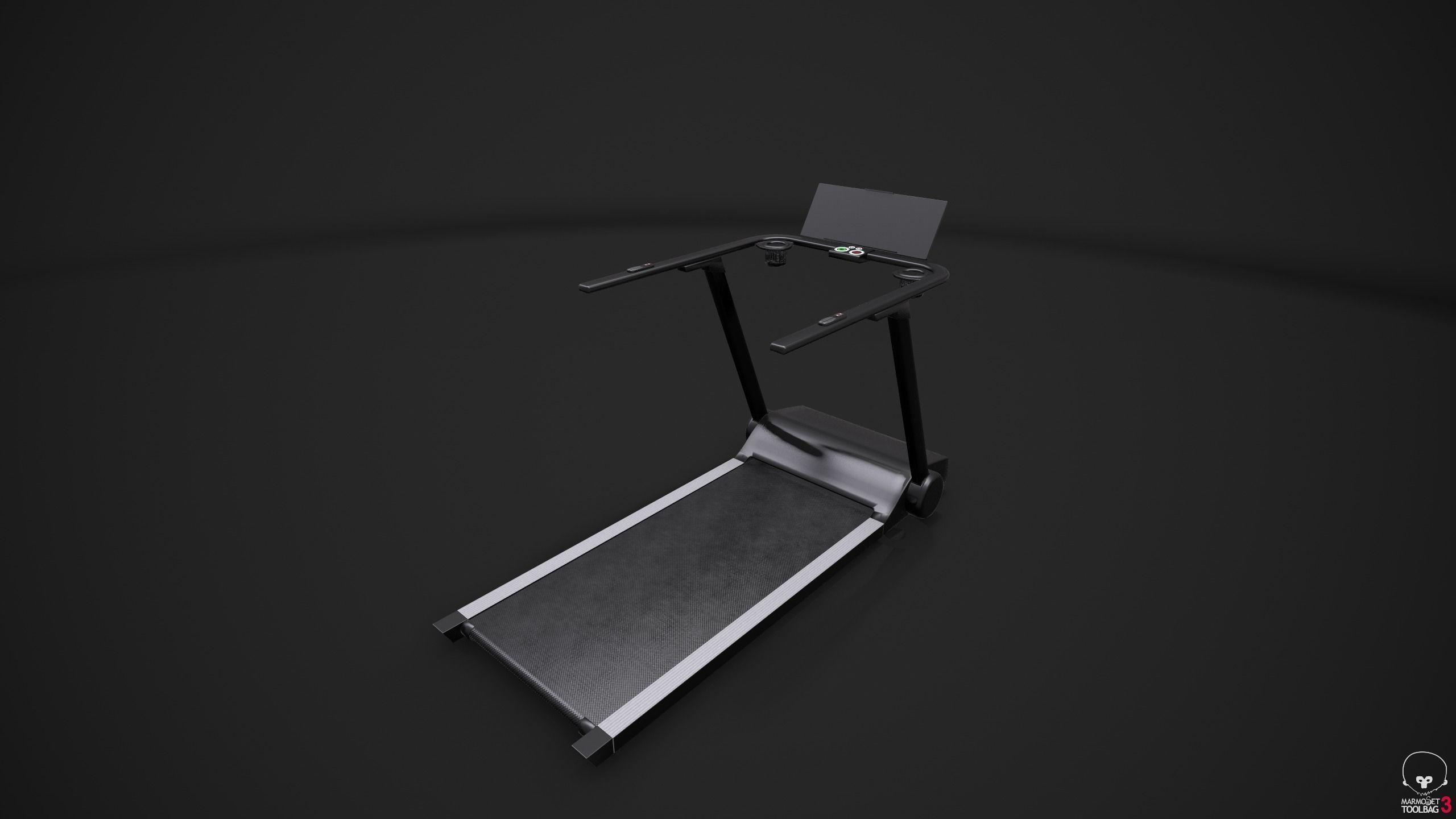 3D model Treadmill - Gym Equipment VR / AR / low-poly | CGTrader