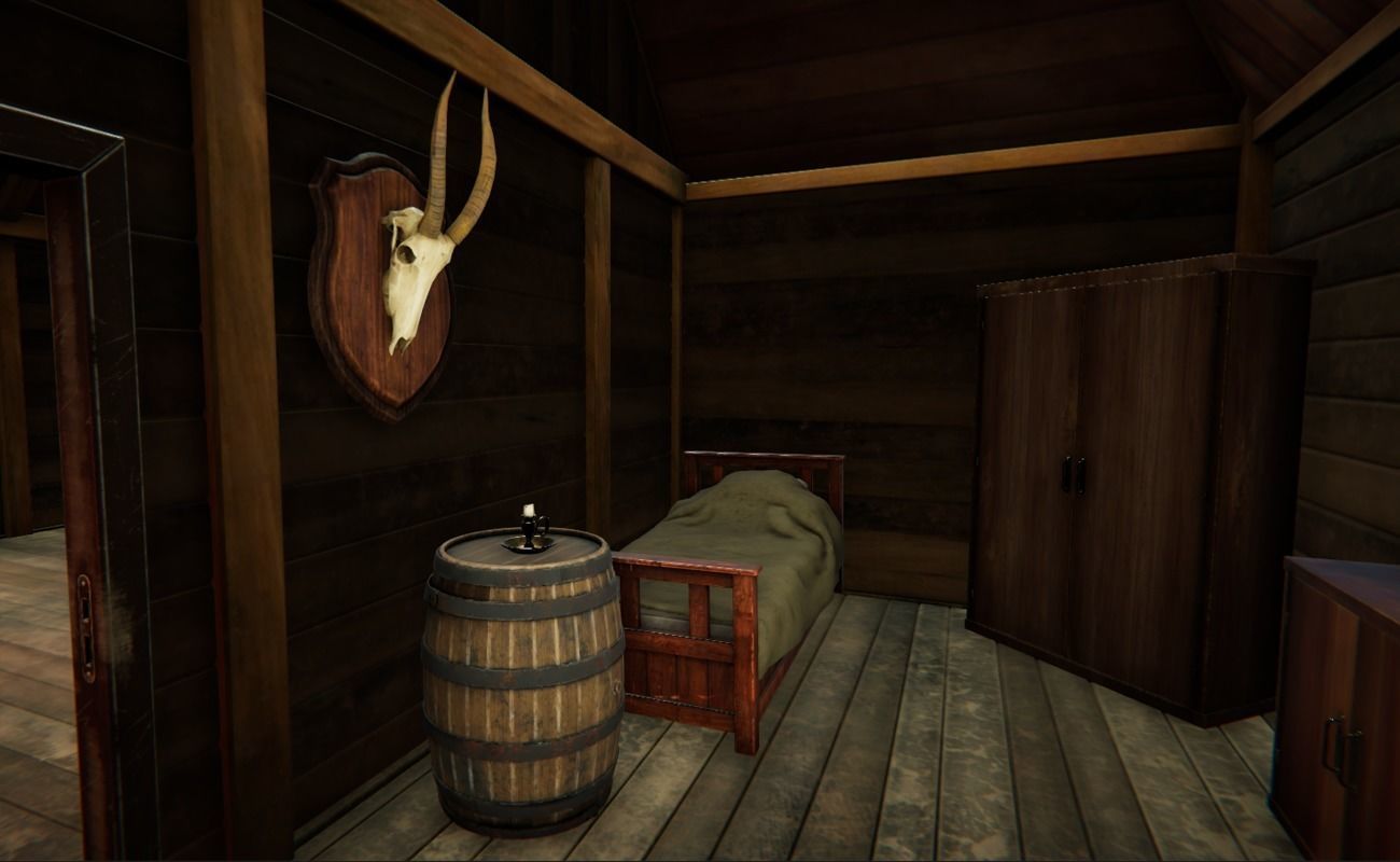 3D model Hunters Hut VR / AR / low-poly | CGTrader