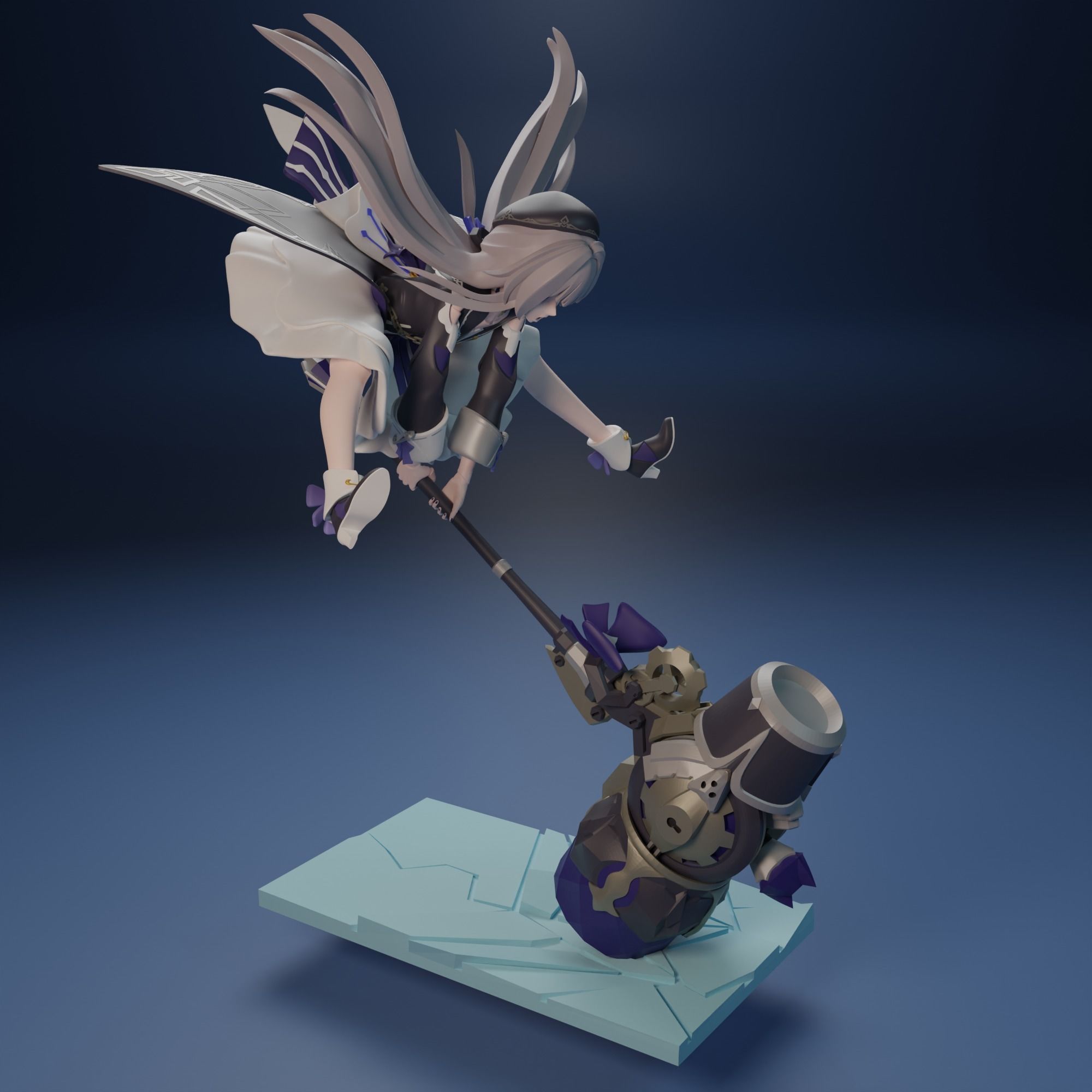 Herta from Honkai Star Rail 3D model 3D printable | CGTrader