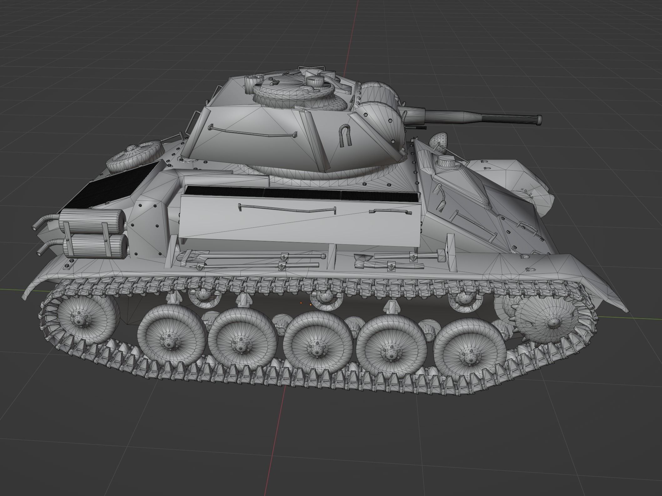 3D model T80 light tank VR / AR / low-poly | CGTrader