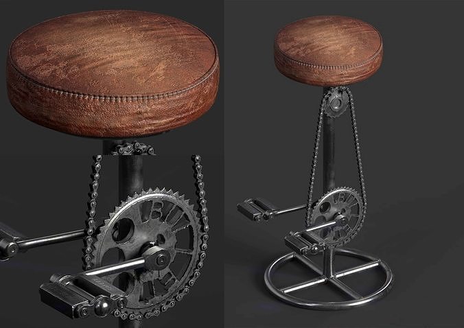 Bicycle Stool 3D model | CGTrader