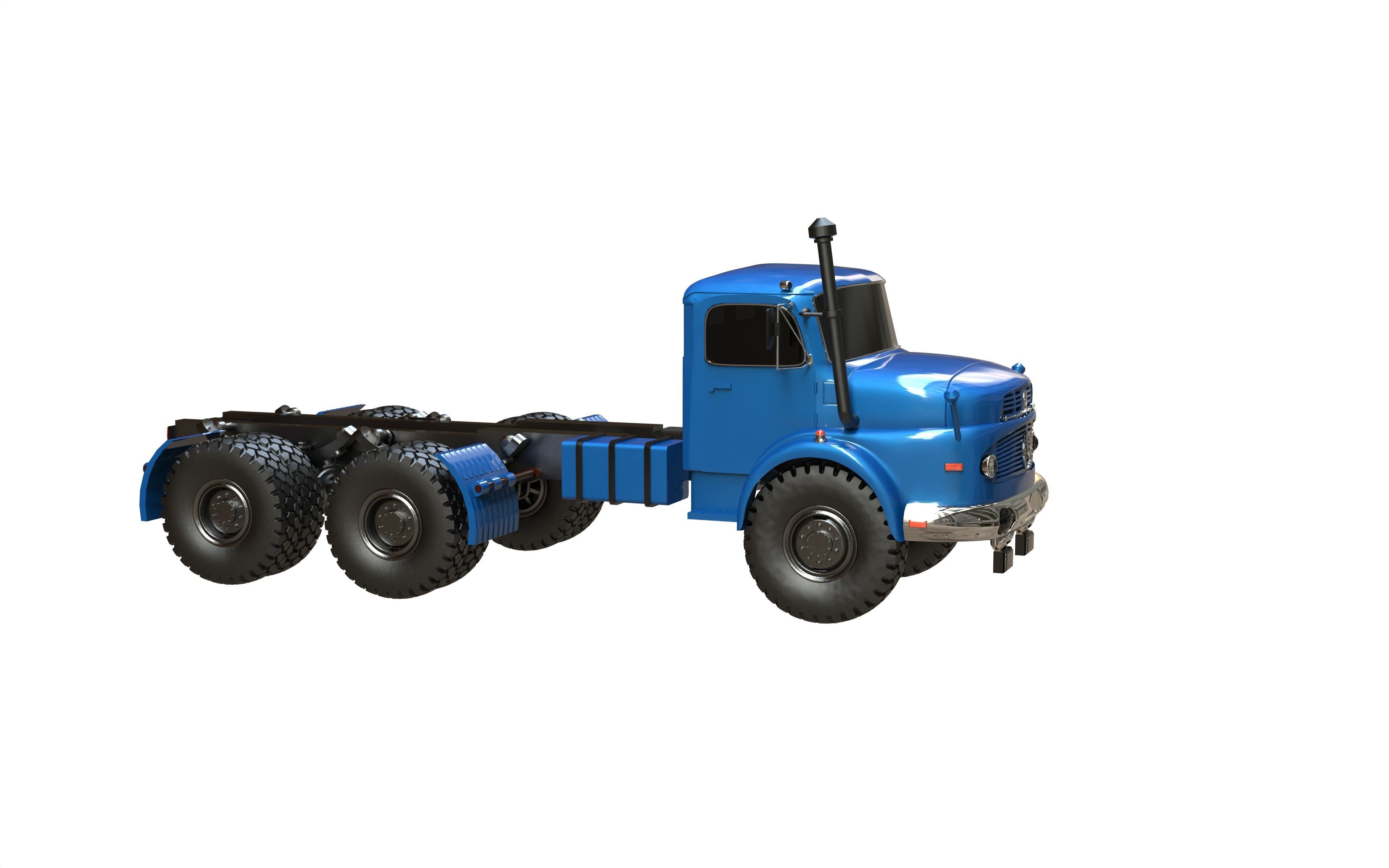 Mercedes Benz Truck 1924 3D model 3D printable | CGTrader