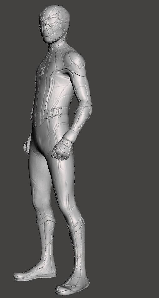 spiderman 3d model with suit for 3d print 3D model 3D printable | CGTrader