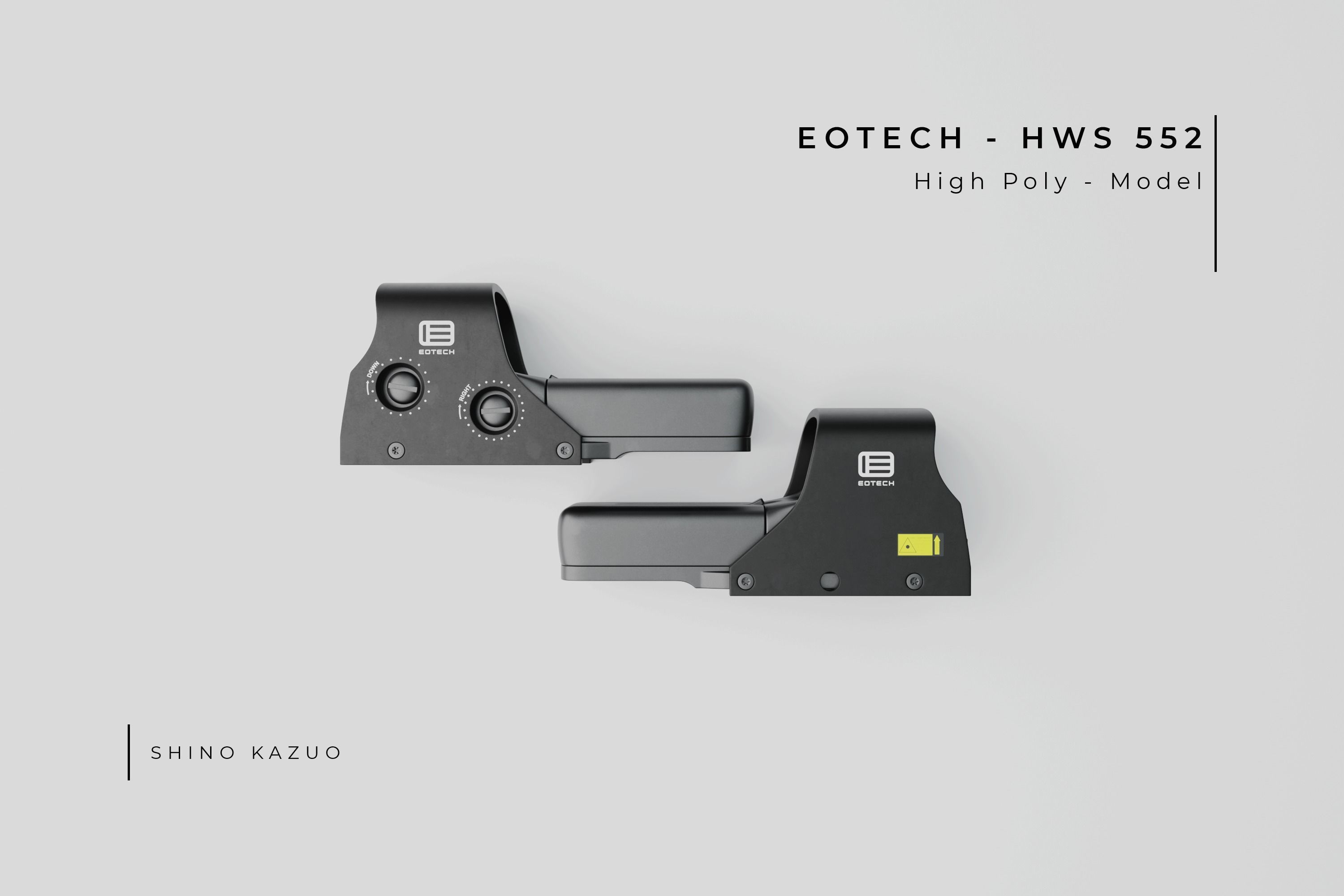 EOTech - Holosight HWS 552 3D model | CGTrader