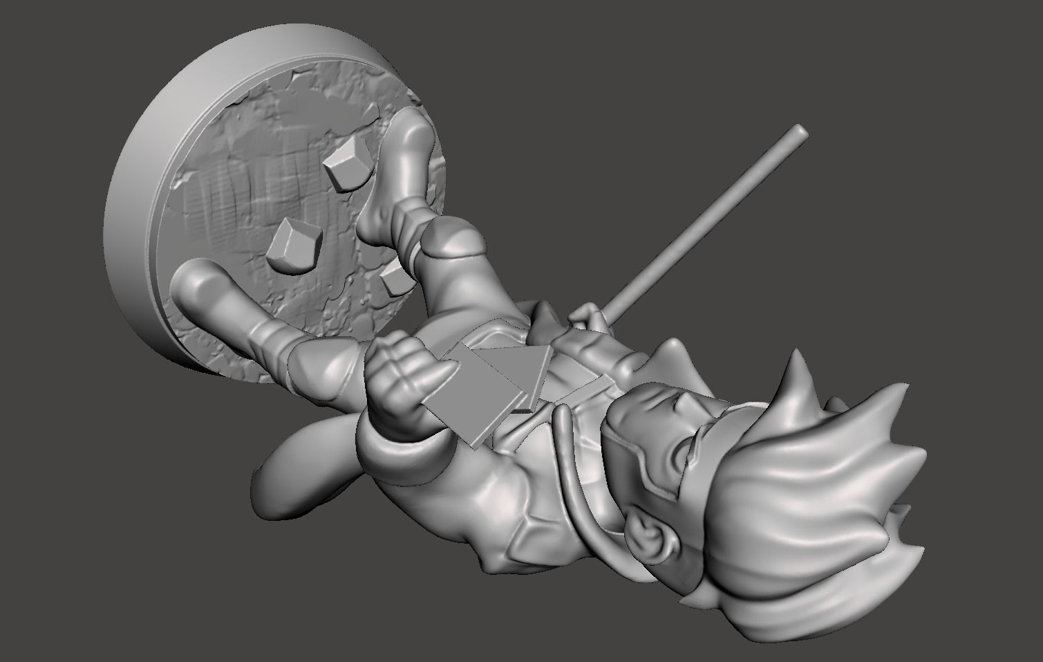 Gambit chibi 3d model for 3d printing 3D model 3D printable | CGTrader