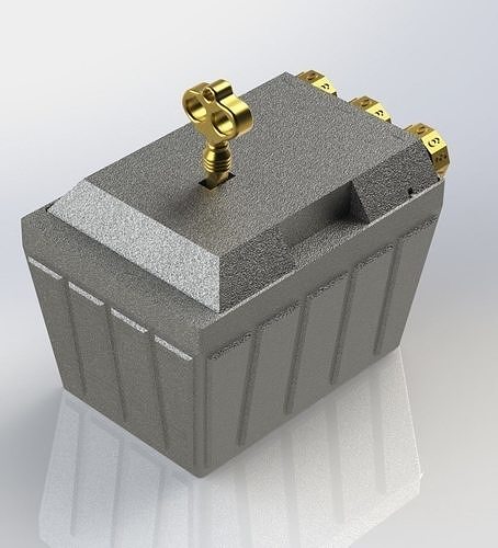 BOX WITH CODE LOCK FREE SUPPORT 3D model 3D printable | CGTrader