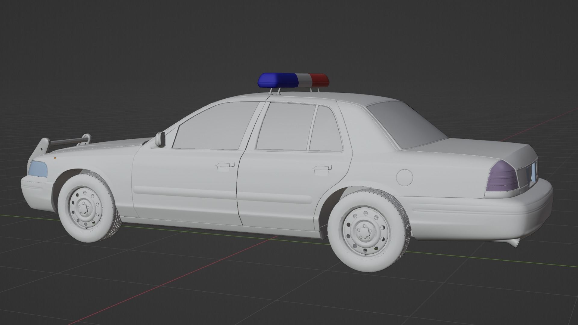 Police car 3D model | CGTrader