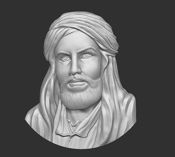 Imam Ali II Ali II MUSLIM 3D model 3D printable | CGTrader