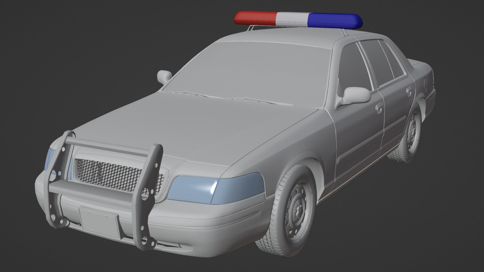 Police Car 3D model | CGTrader