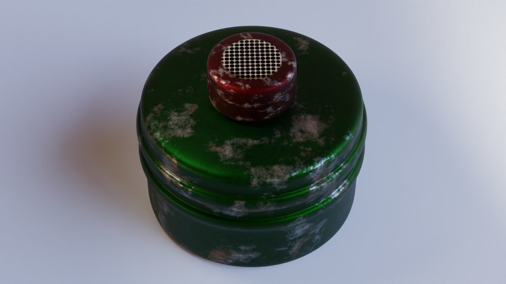 3D model Green gas face mask filter VR / AR / low-poly | CGTrader