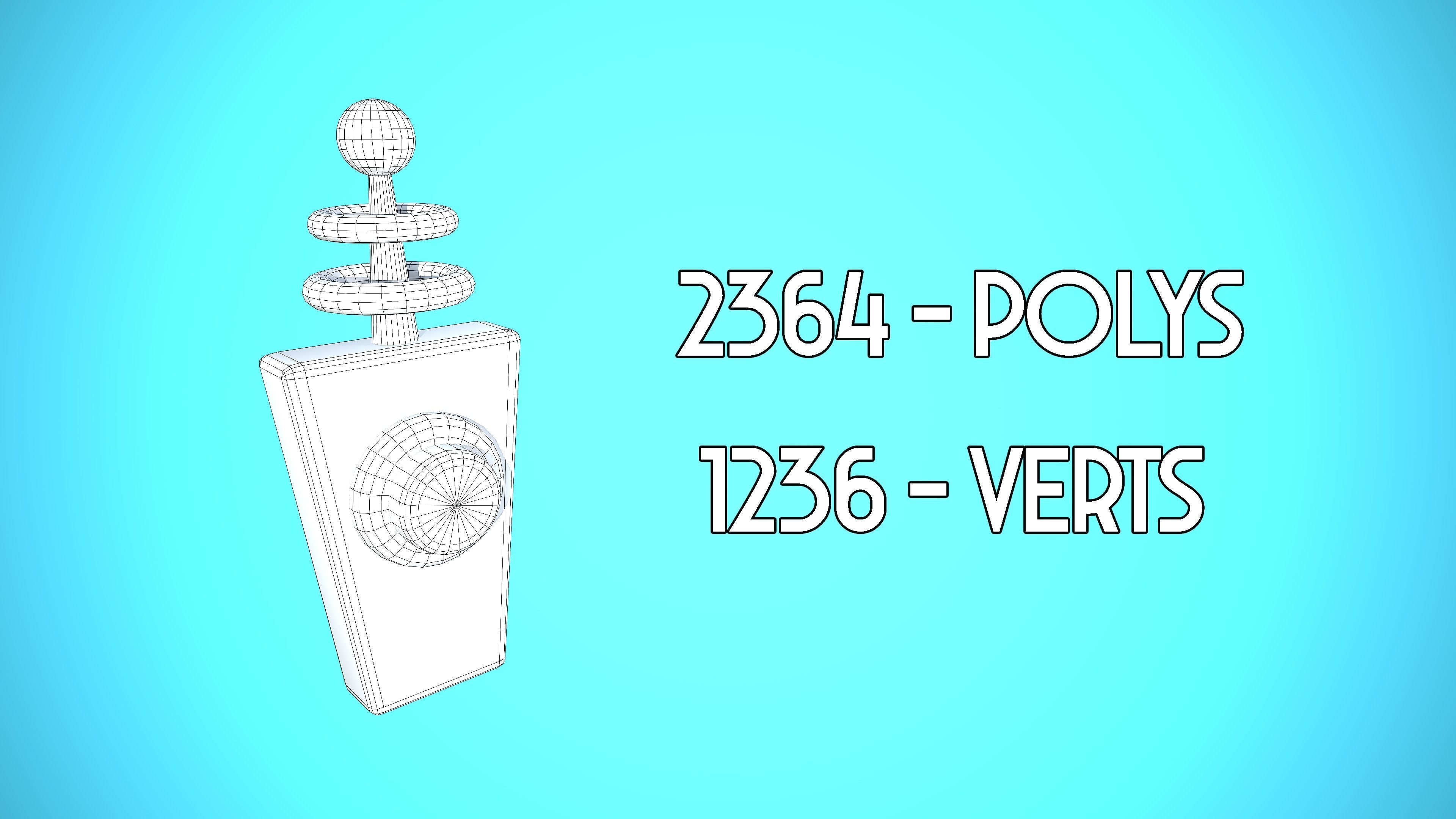 3D model REMOTE CONTROL RED BUTTON CARTOON STYLIZED VR / AR / low-poly ...