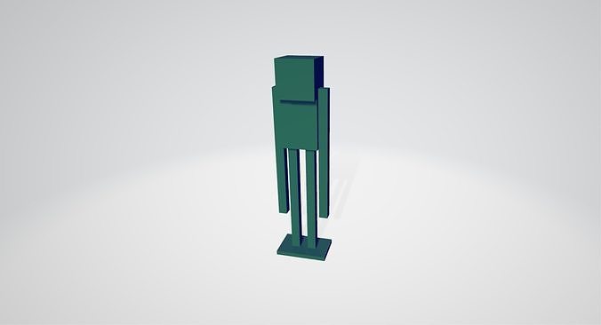 Enderman Minecraft 3D model 3D printable | CGTrader