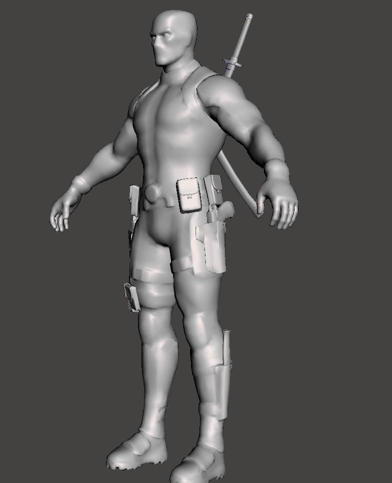 deadpool open hands 3d model 3D model 3D printable | CGTrader