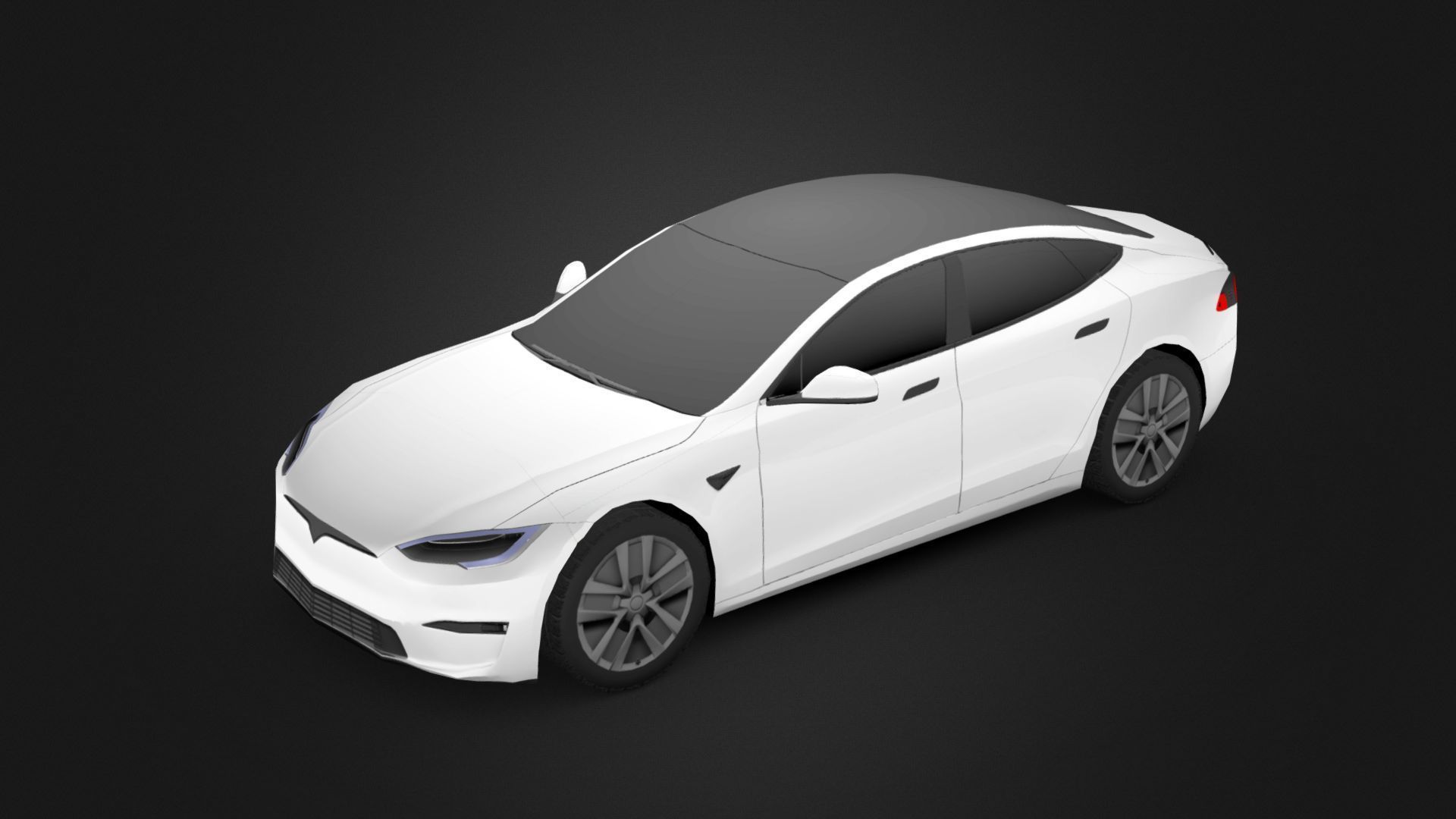 3D model Tesla Model S Plaid VR / AR / low-poly | CGTrader