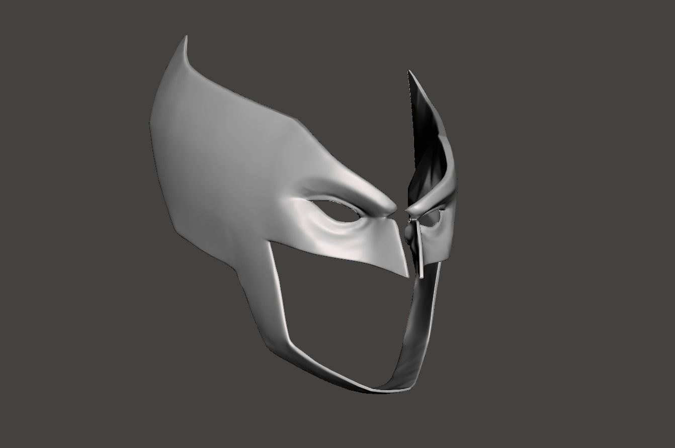 wolverine mask 3d model 3D model 3D printable | CGTrader