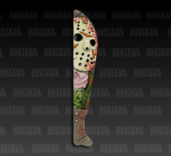 Horror Acccesories Friday 13th Jason Voorhees Machete 3D model | CGTrader