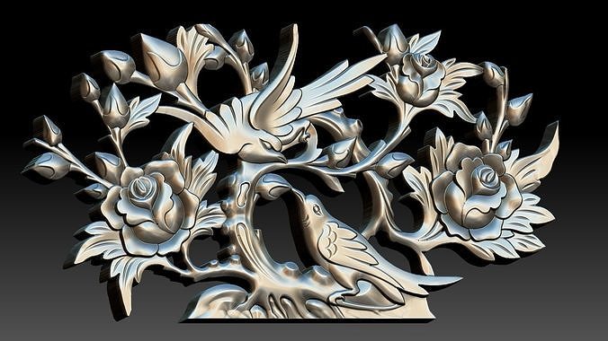 Divan pattern 3D model 3D printable | CGTrader