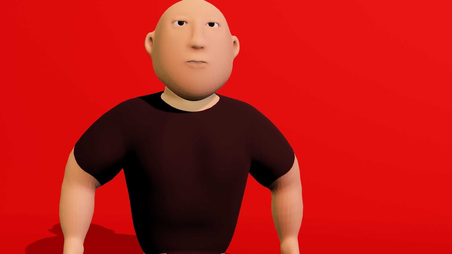 3D model baldy VR / AR / low-poly | CGTrader