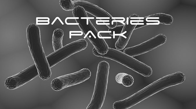 Professional realistic Bacteries Pack free VR / AR / low-poly 3D model ...