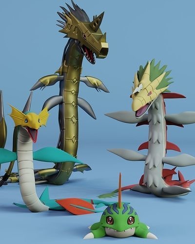 Betamon Evolution Pack 3D model 3D printable | CGTrader