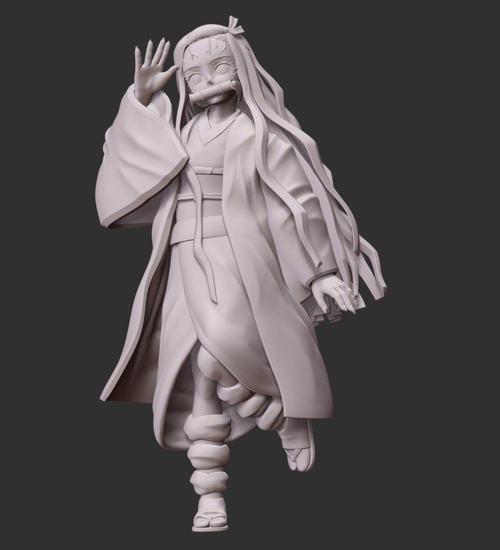 Demon Slayer - Nezuko Kamado 3D model 3D printable | CGTrader