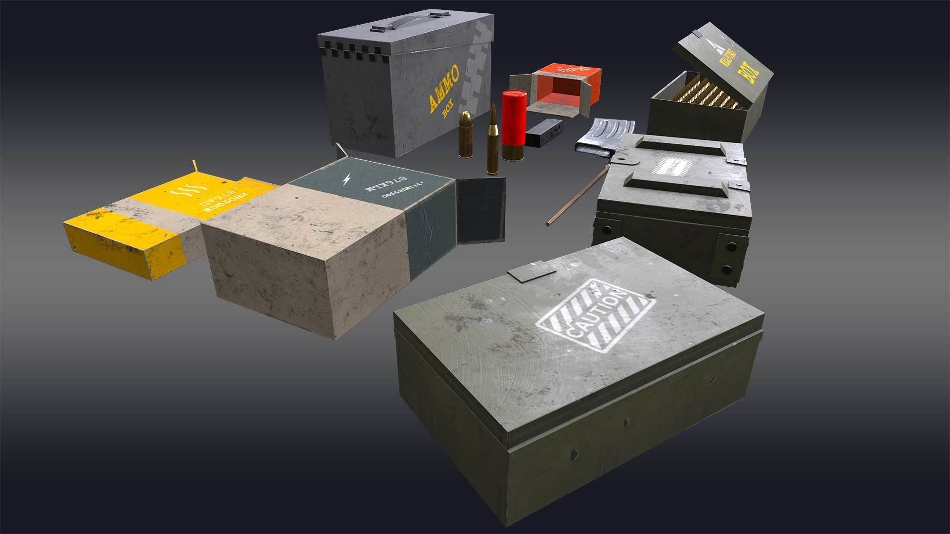 FPS Ammo Pack 3D model | CGTrader