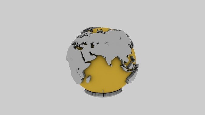 3d Globe model 3D model animated | CGTrader